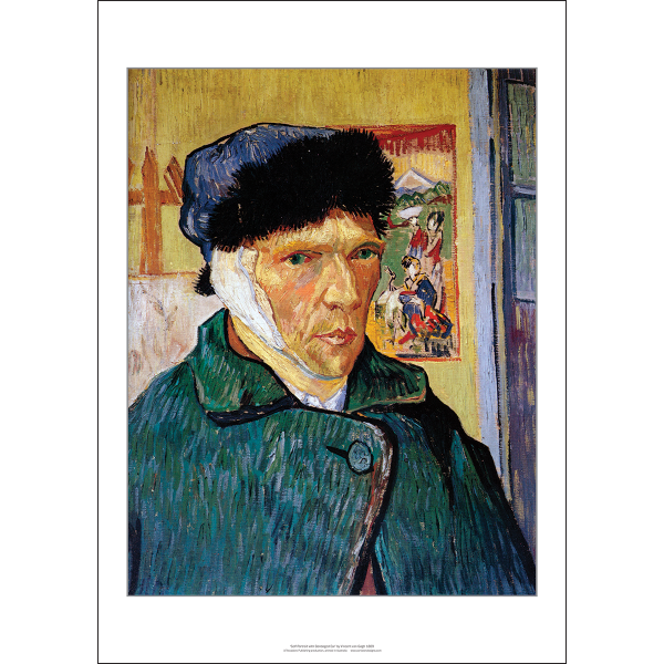 Vincent Van Gogh ‘Self-Portrait with Bandaged Ear’ Art Print – Dutch ...